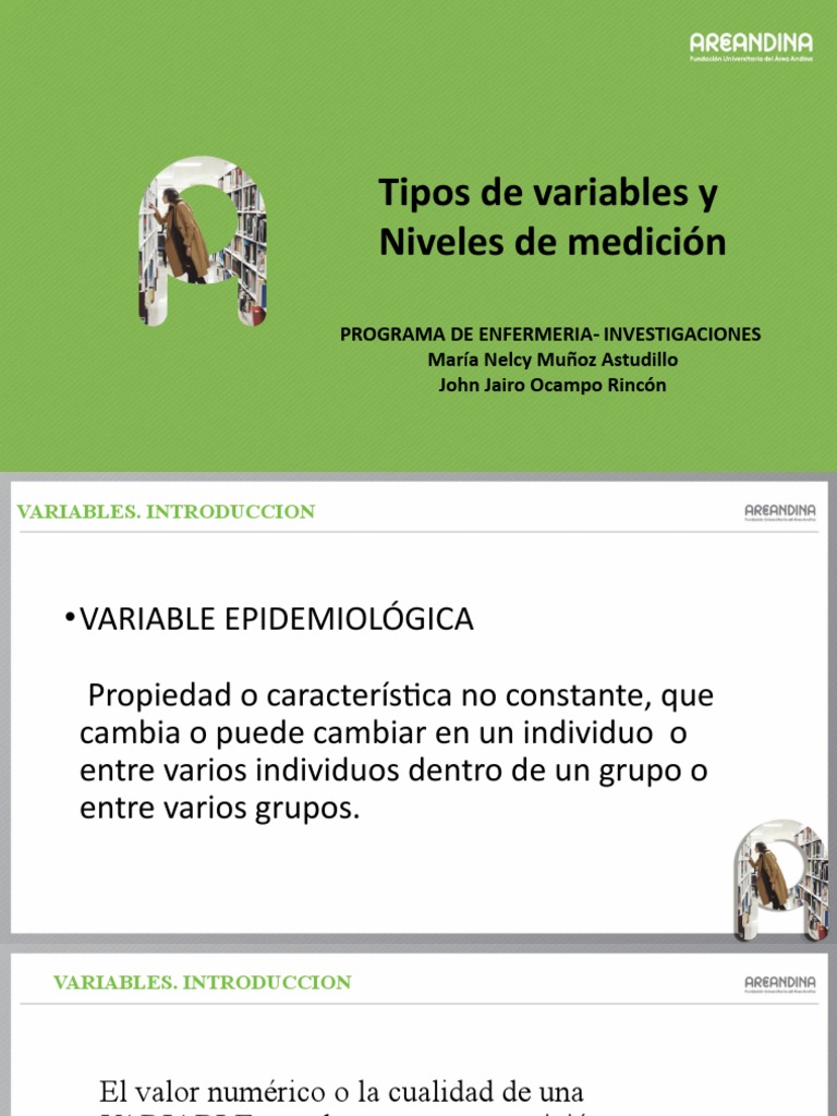 Variables. Medicion y Operacionalizacion | PDF | Nivel de medida | Medición