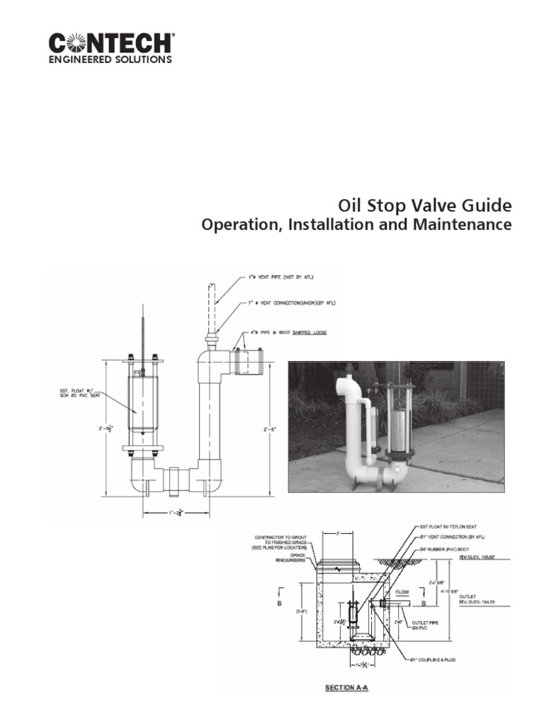Oil Stop Valve Guide: Operation, Installation and Maintenance | PDF ...