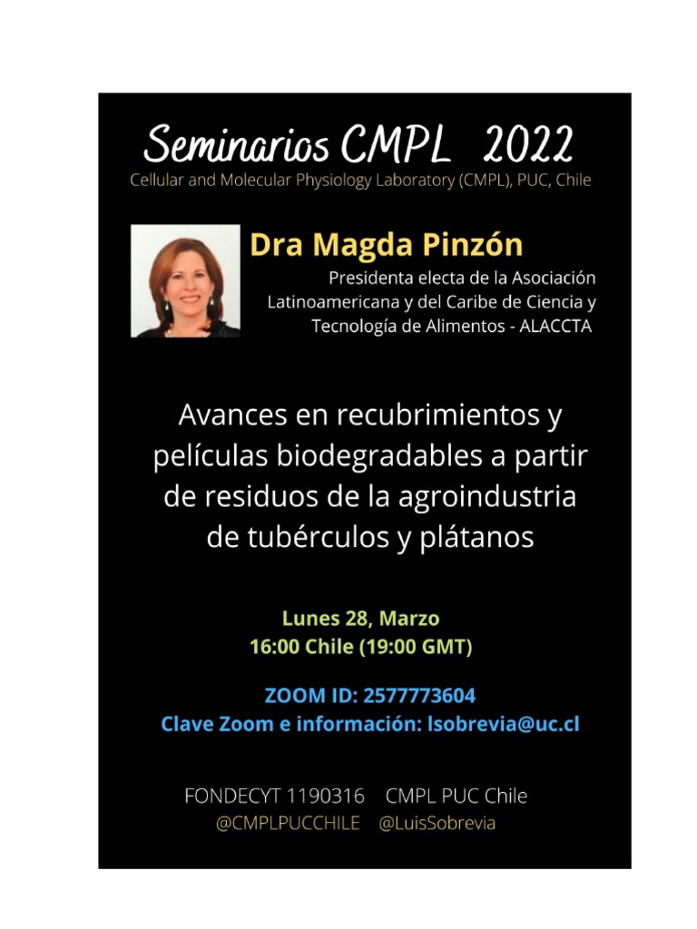 Seminarios CMPL 2022 1 - Magda Pinzon (Mar 22 22) | PDF | Science ...
