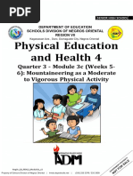 G12 PEH4 Module 1 2nd Sem | PDF | Outdoor Recreation | Recreation
