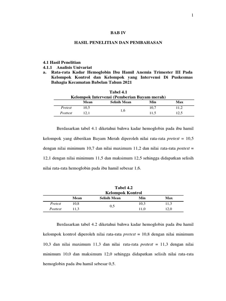 Contoh Tabel Hasil Uji Non Parametrik | PDF