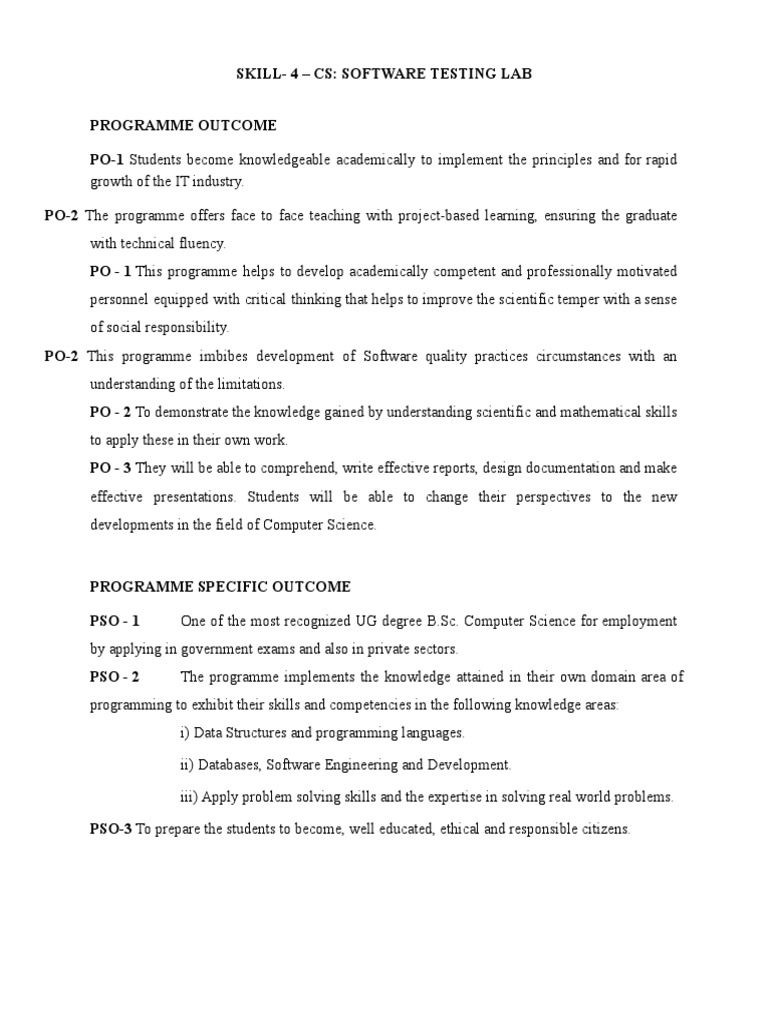 Software Testing Lab Programs Pdf C Programming Language Pointer Computer Programming 8985