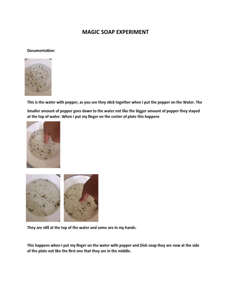 Magic Soap Experiment Pdf