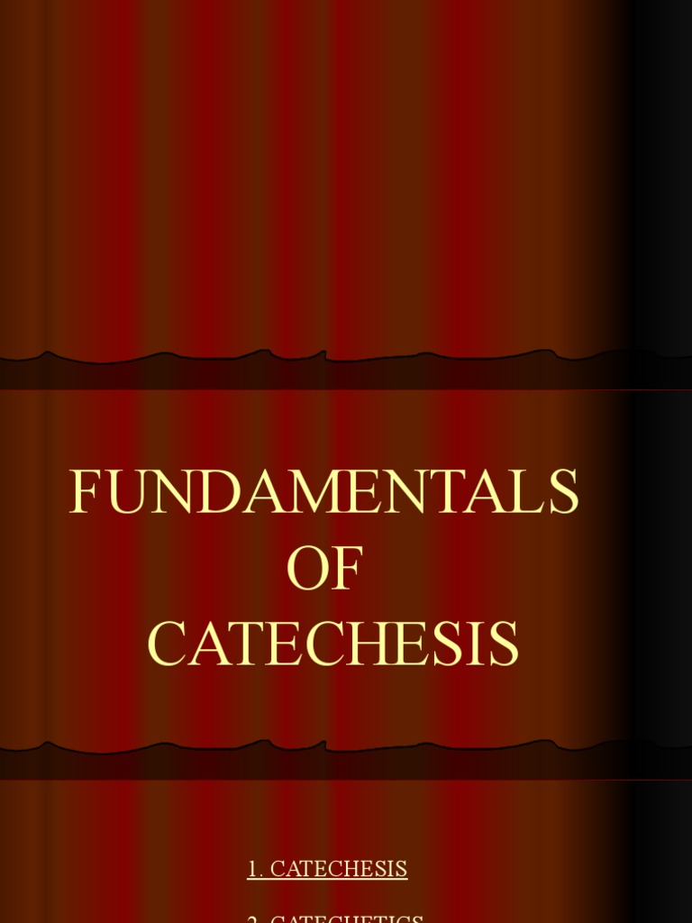 Fundamnetals of Catechesis and Lesson Planning | PDF | Catechism ...