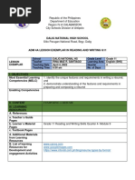 English 7: Summative Test No. 1 Lessons 1 & 2 Listening Strategies ...