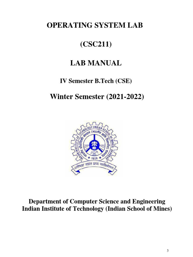 Operating System Lab Manual for CSC211 | PDF | Scheduling (Computing) | Parameter (Computer ...