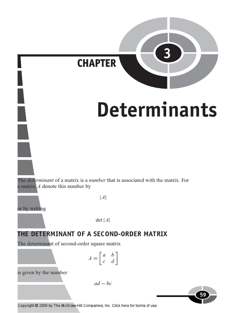 Linear Algebra Demystified Ch3 | PDF | Determinant | Matrix (Mathematics)