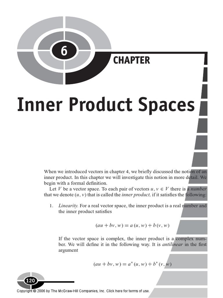 Linear Algebra Demystified Ch6 | PDF | Norm (Mathematics) | Vector Space