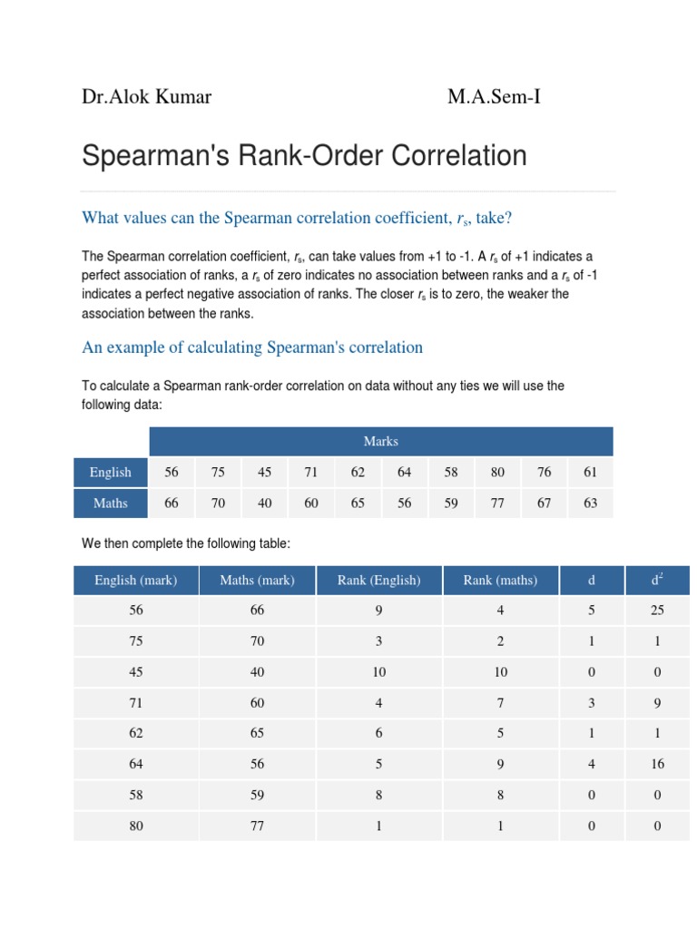 816637086eco Alok 14JULY | PDF | Spearman's Rank Correlation ...