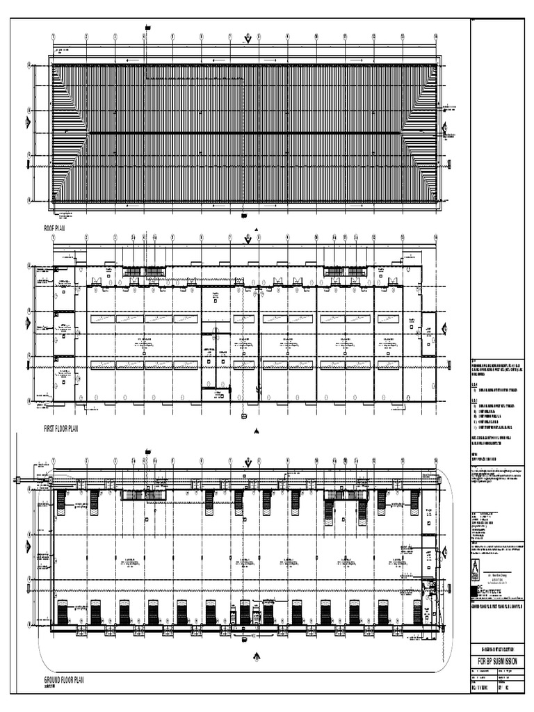Ground, First & Roof Plans | PDF | Building Engineering | Buildings And ...