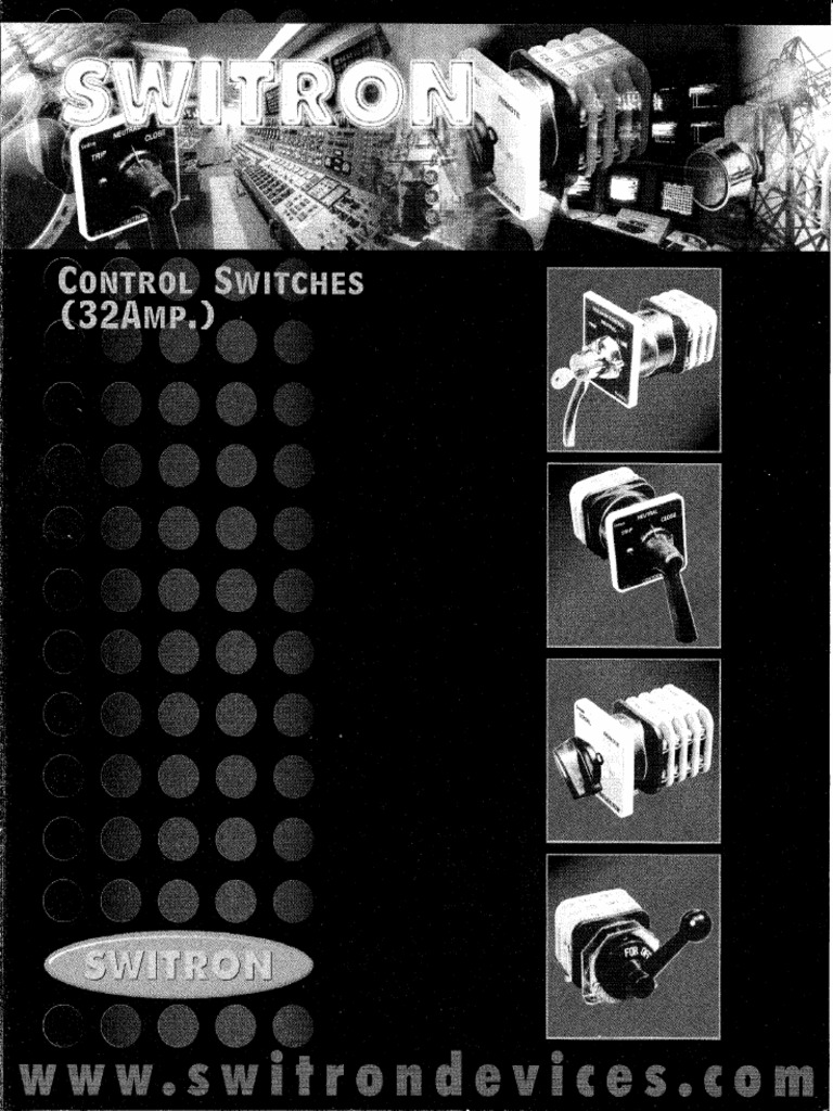 32A Control Switch Catalog | PDF