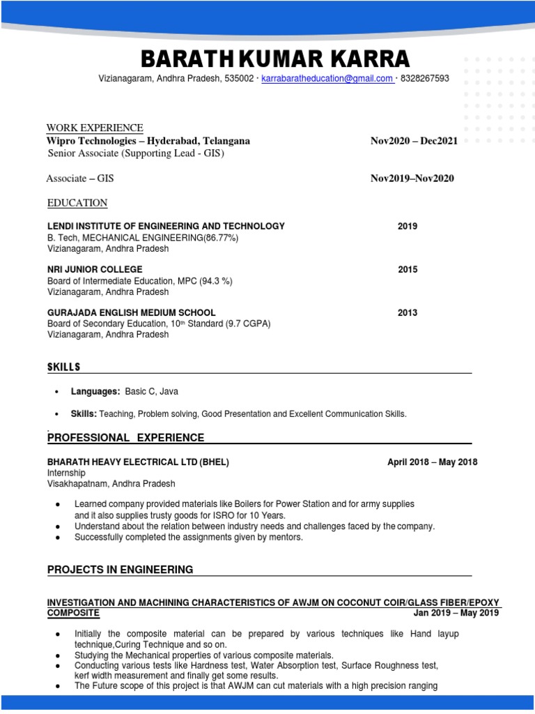 Academis Specialist, Byjus, Resume | PDF