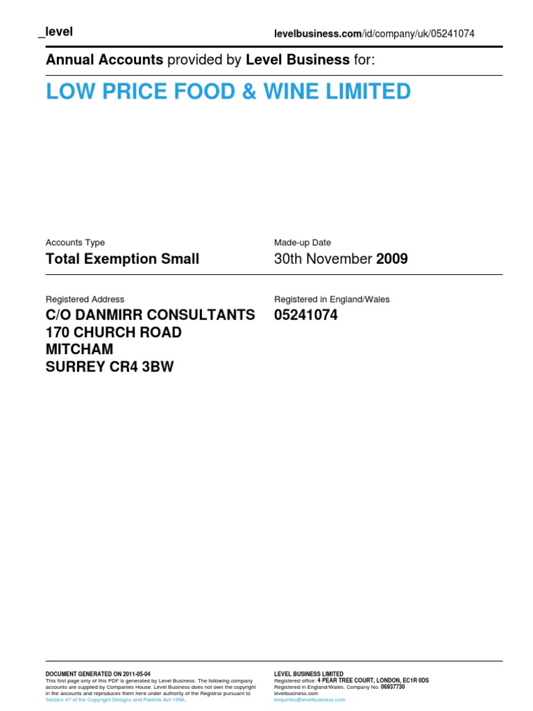 Low Price Food | PDF