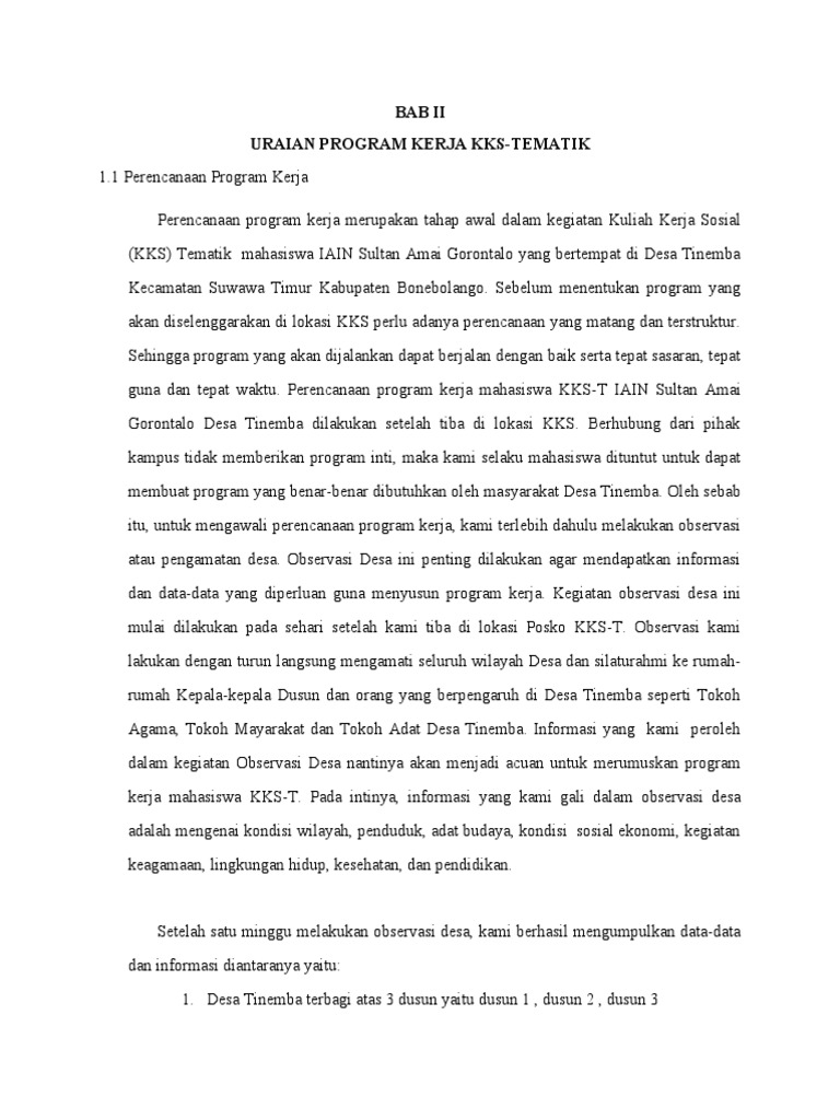 BAB II Laporan Kks | PDF