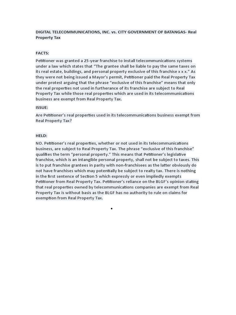13.digital Telecommunications Philippines, Inc. vs. City Government of ...