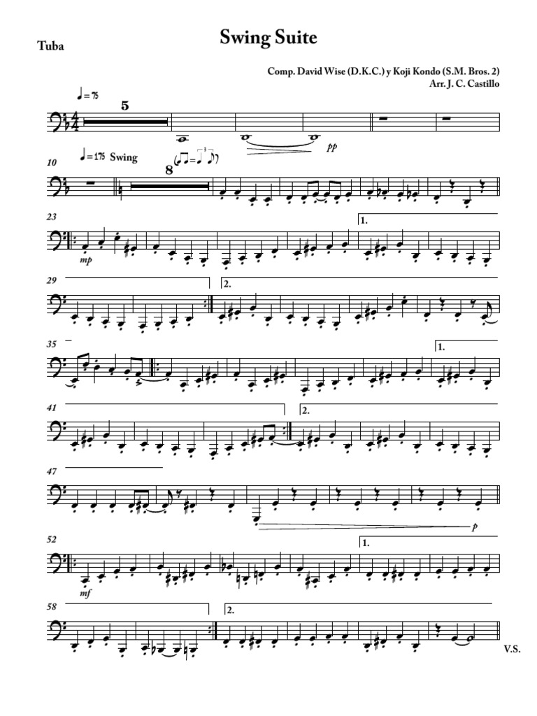 Swing Suite Virtual - Tuba | PDF