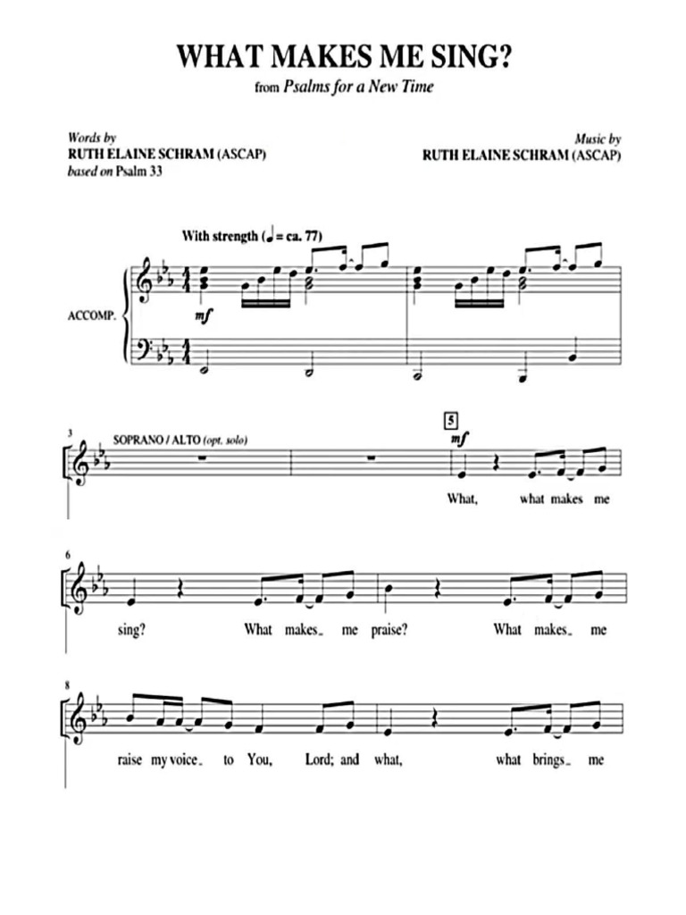 What Makes Me Sing Edited | PDF