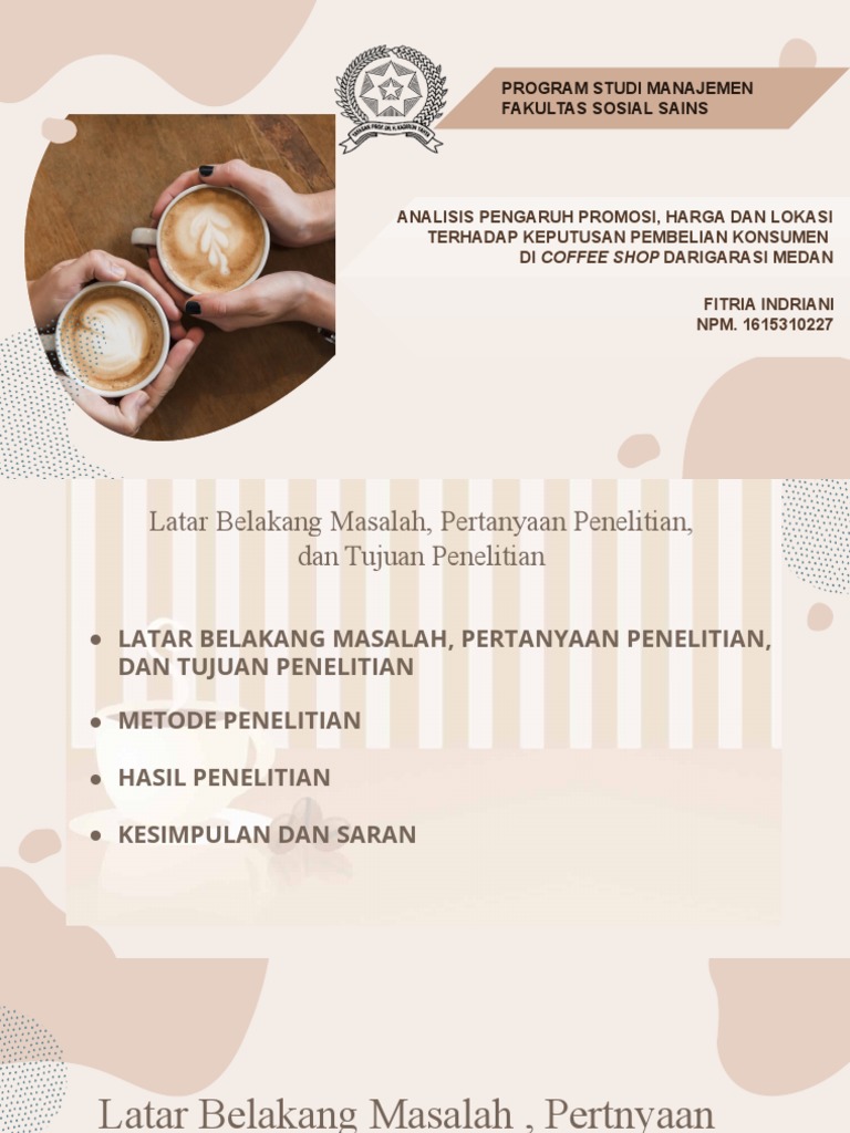 Pengaruh Promosi, Harga, Lokasi | PDF | Bisnis