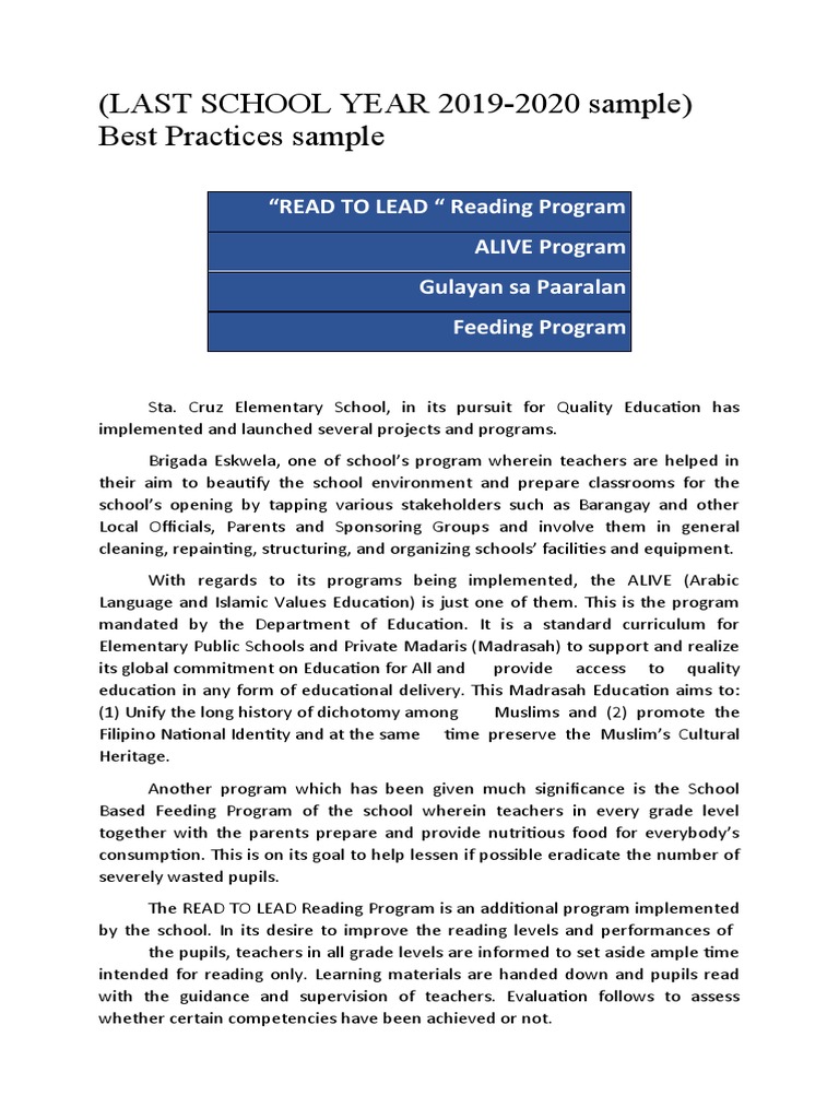 LAST SCHOOL YEAR Sample | PDF