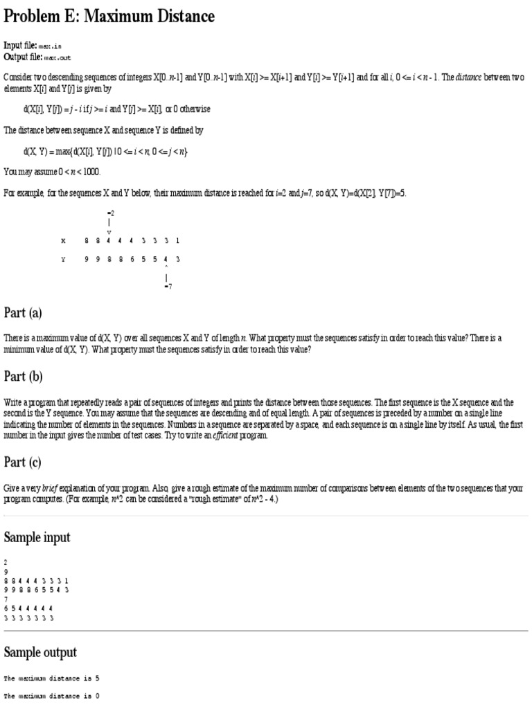 1996 Stage 1: CCC Problem E | PDF