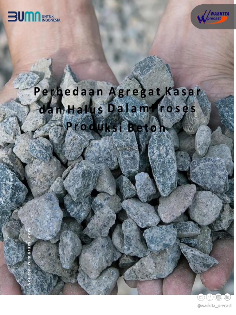 Perbedaan Agregat Kasar Dan Halus | PDF