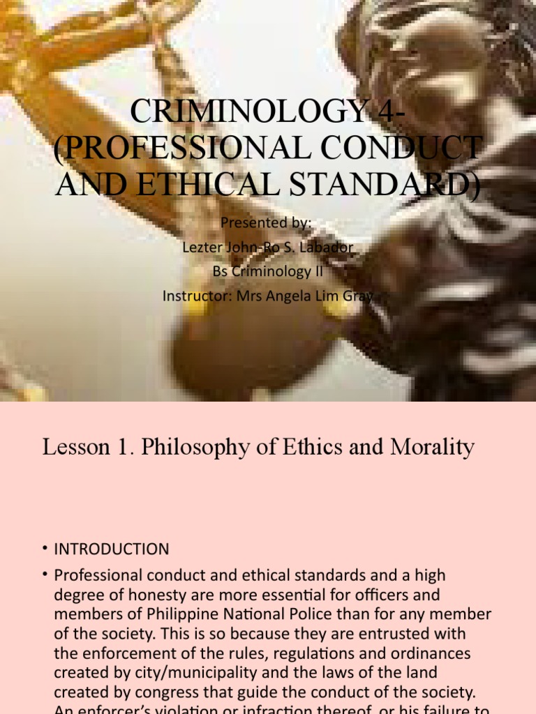 Criminology 4 Wps Office | PDF | Morality | Value (Ethics)