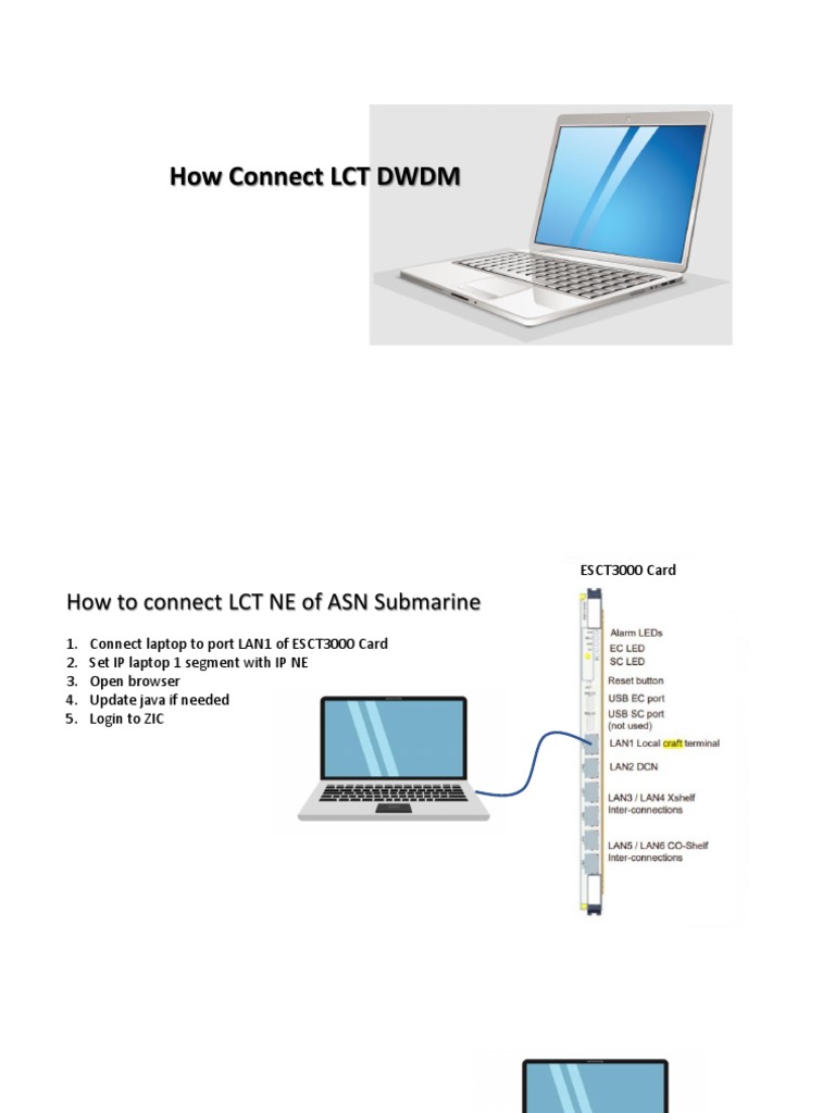 How To Local Console DWDM | PDF | Technology & Engineering
