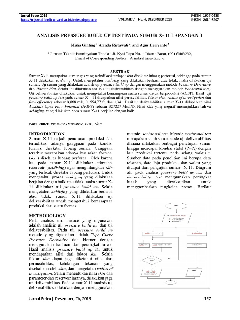 Analisis Pressure Build Up Test Pada Sumur X - 11 L | PDF