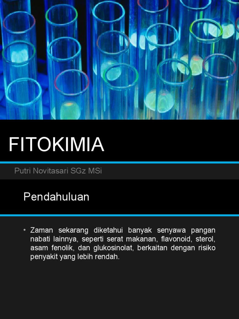 Fitokimia | PDF | Sains & Matematika