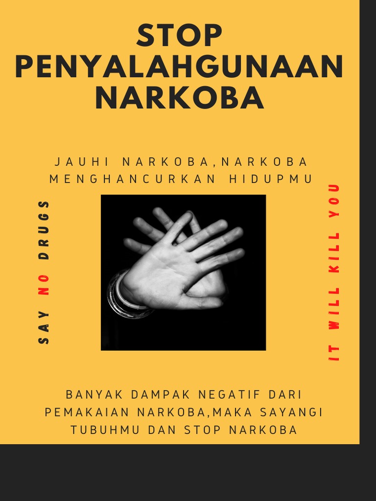 Poster Stop Narkoba | PDF