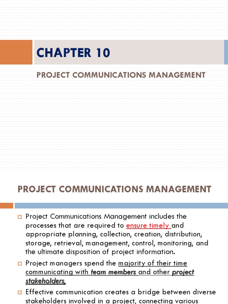 10 Communication - PMP5 | PDF | Project Management | Communication