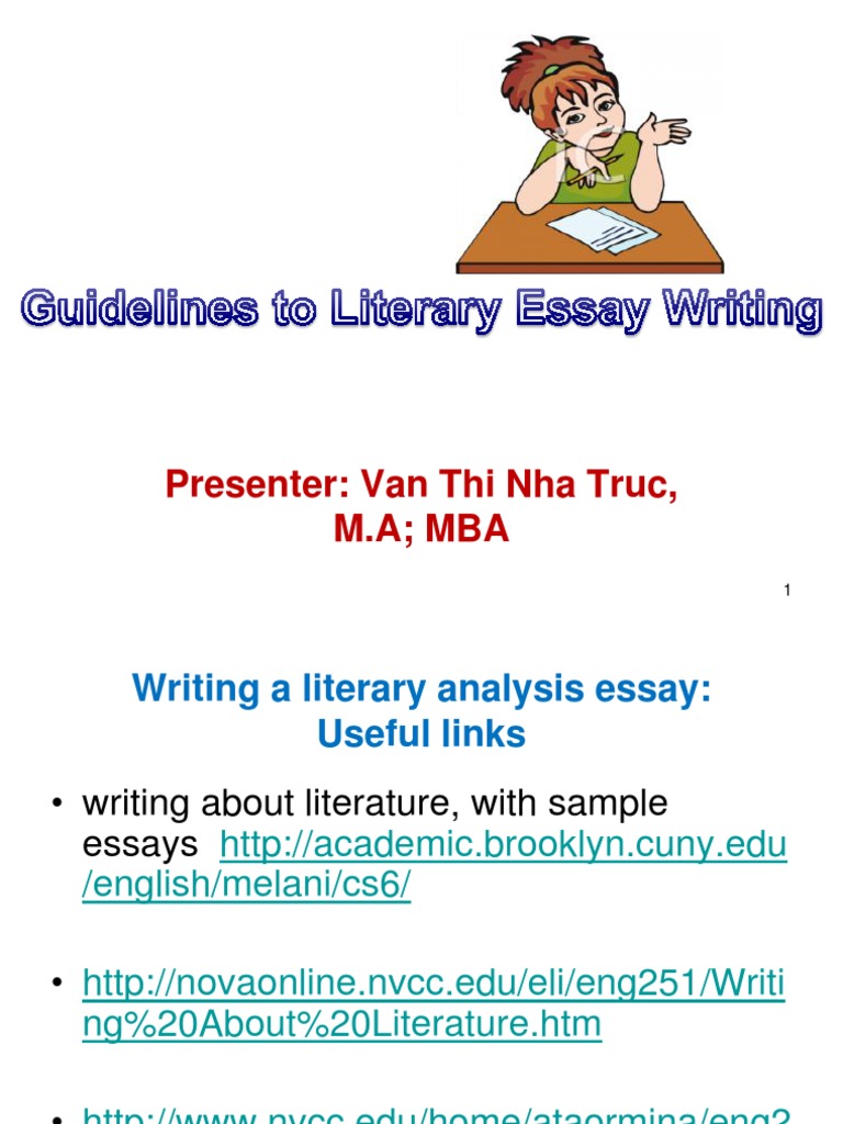 Literary Essay Writing Guidelines | PDF | Essays | Comma