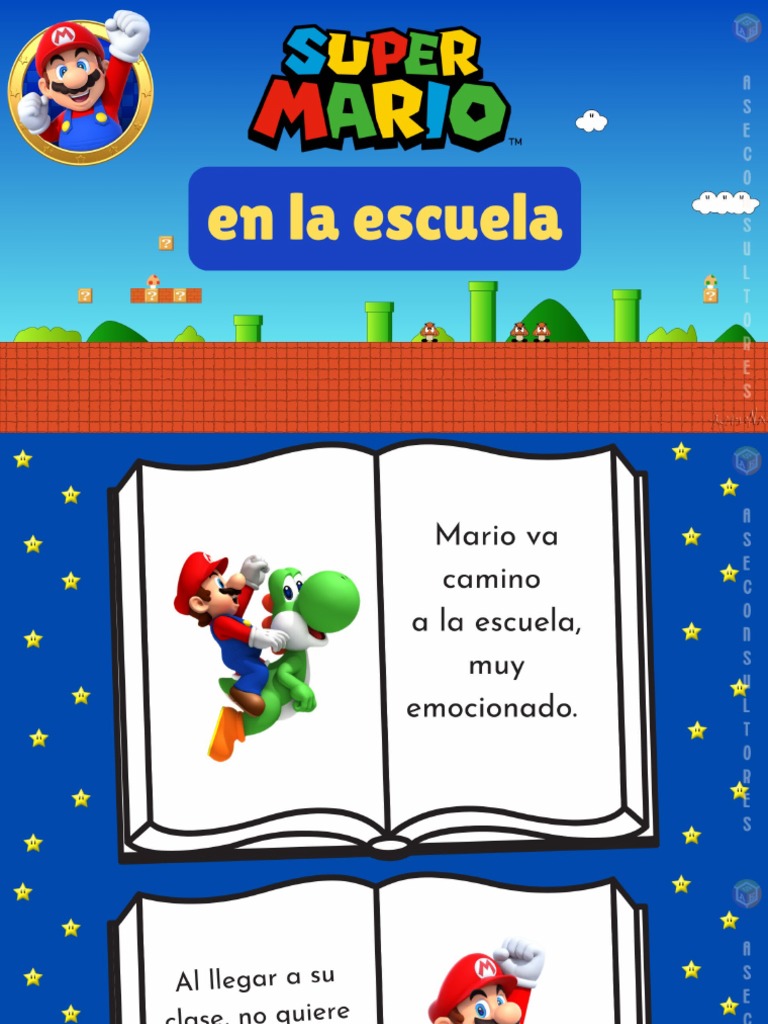 Cuento Mario Bros Va A La Escuela Pdf