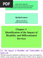 Inclusiveness Chapter - 3 | PDF | Disability | Social Exclusion