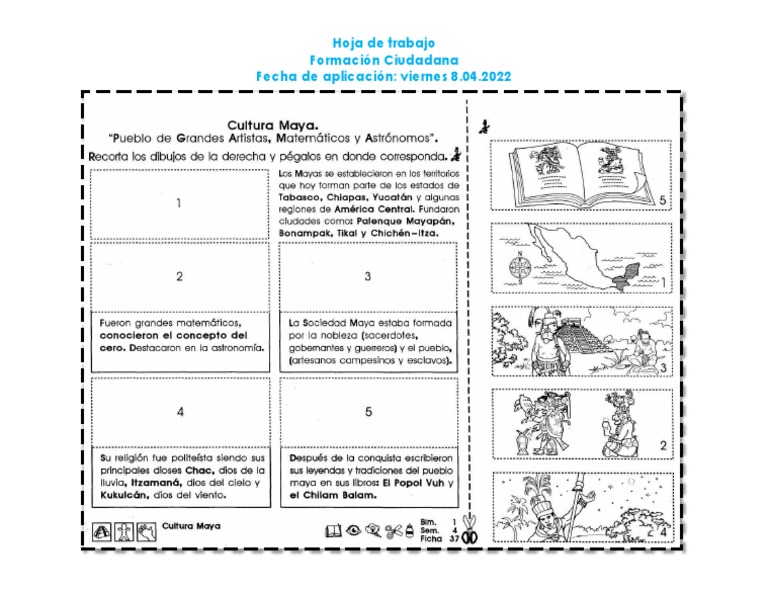 Hoja De Trabajo Formación Ciudadana Semana 2 Pdf