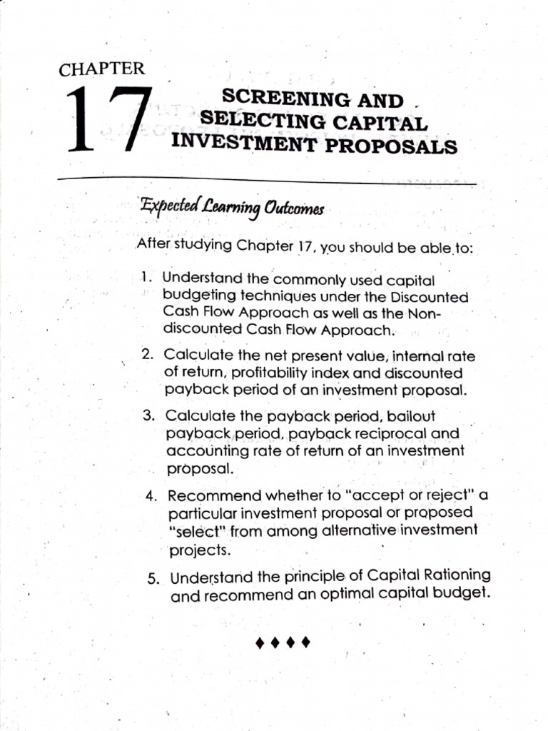 Chapter 17 Financial Management by Cabrera | PDF