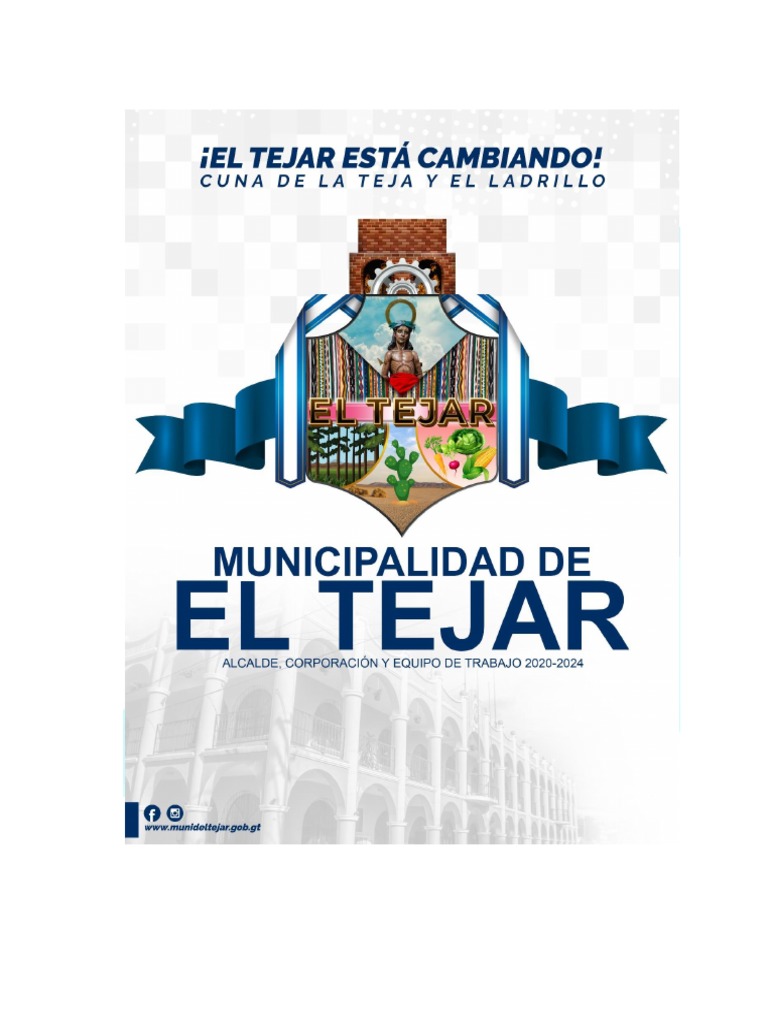 Plan de Desarrollo Municipal El Tejar | PDF | Planificación | Presupuesto