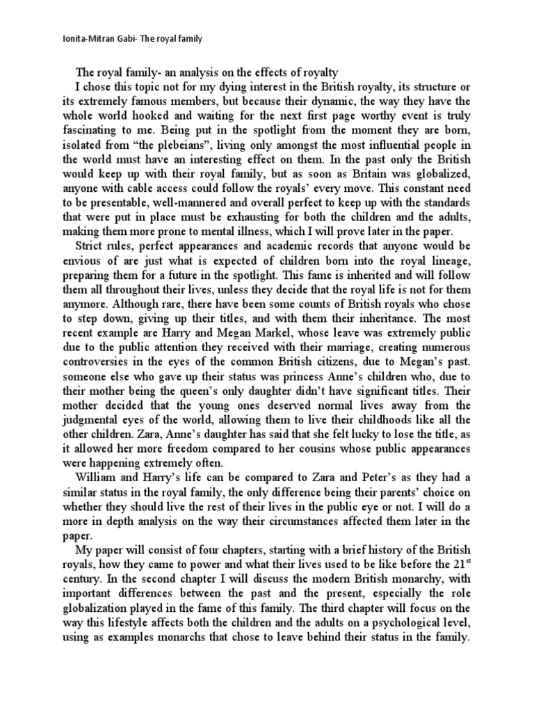 Introducere Atestat Engleza | PDF | Family | Psychology