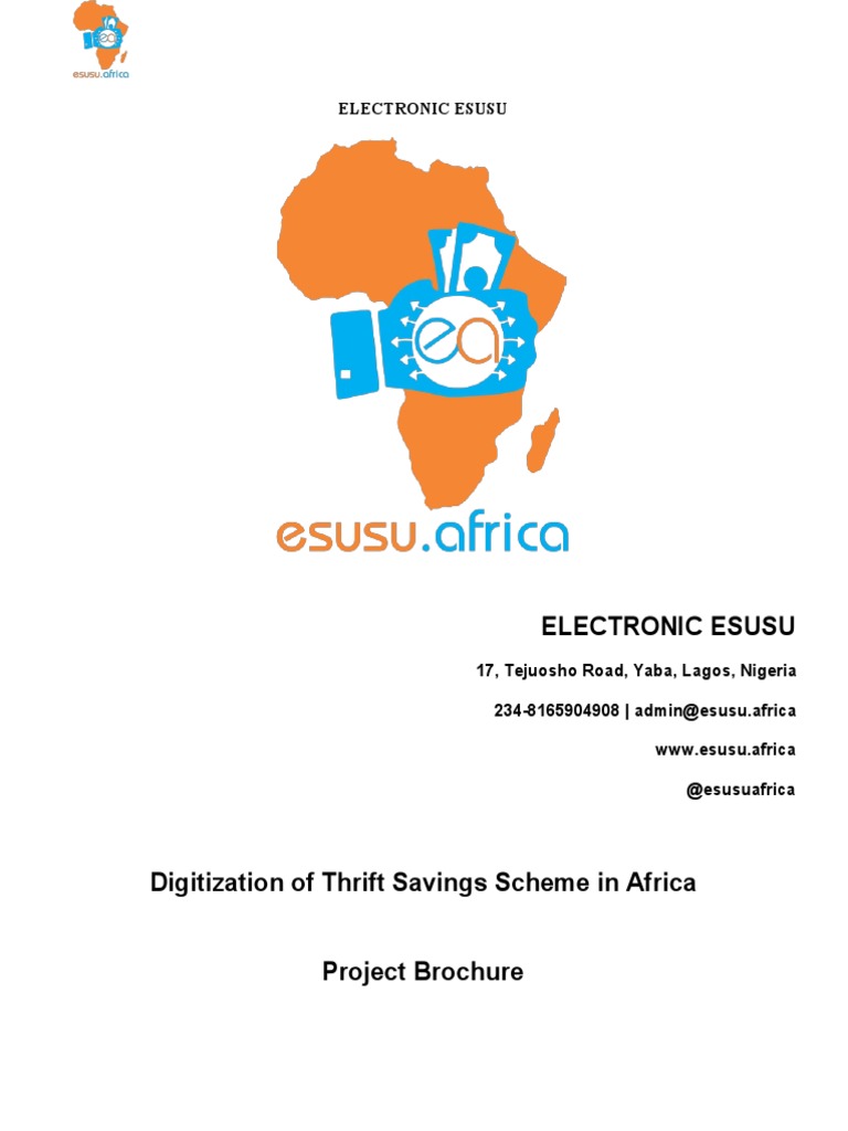 Digital Transformation of Esusu Savings | PDF | Automated Teller ...