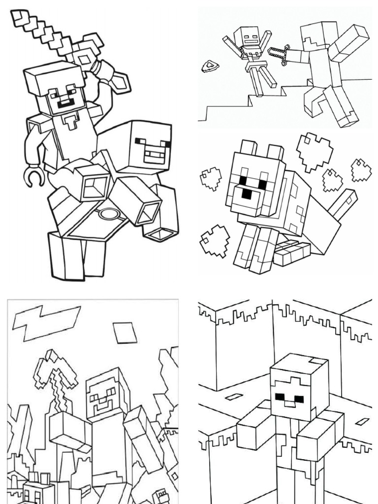 Libro para Colorear Minecraft | PDF