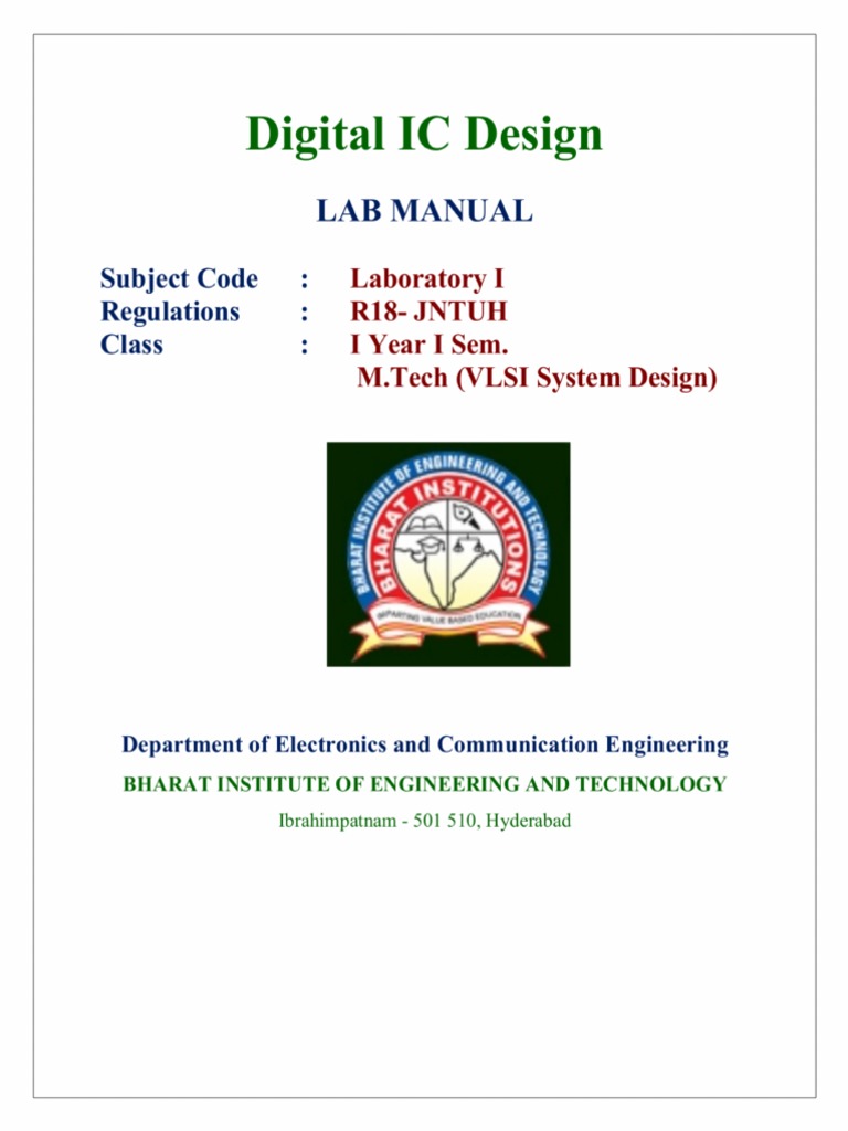 Digital Ic Design | PDF