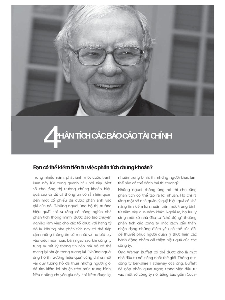 Chương 3 - Phân Tích BCTC | PDF