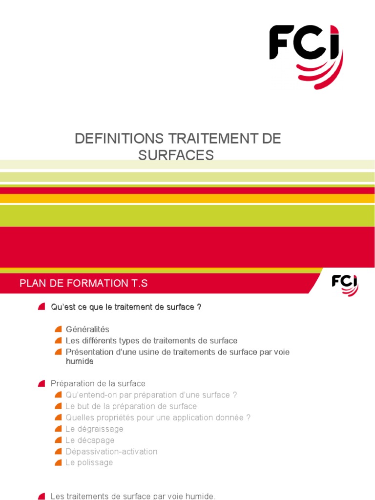 1-DEFINITION TRAITEMENT de SURFACES | PDF