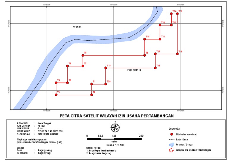Contoh Peta Pengajuan IUP | PDF