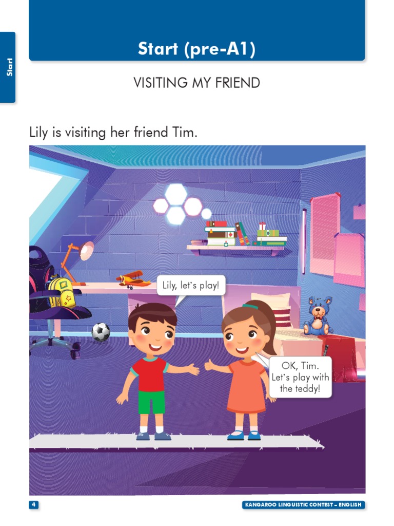 Cangur Engleza Mai 2021 - Start (Pre-A1) | PDF