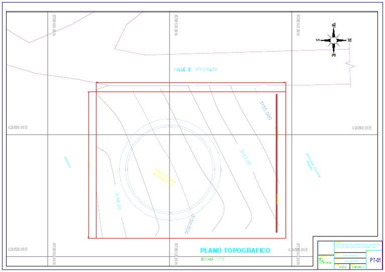 Plano Topografico - PLOT A1.pdf-A1 | PDF