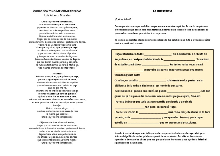 Cholo Soy | PDF