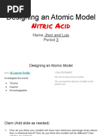 Atomic Model Project Rubric | PDF | Atoms | Proton