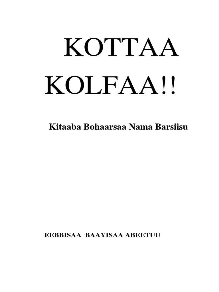 Kota Kolfa | PDF
