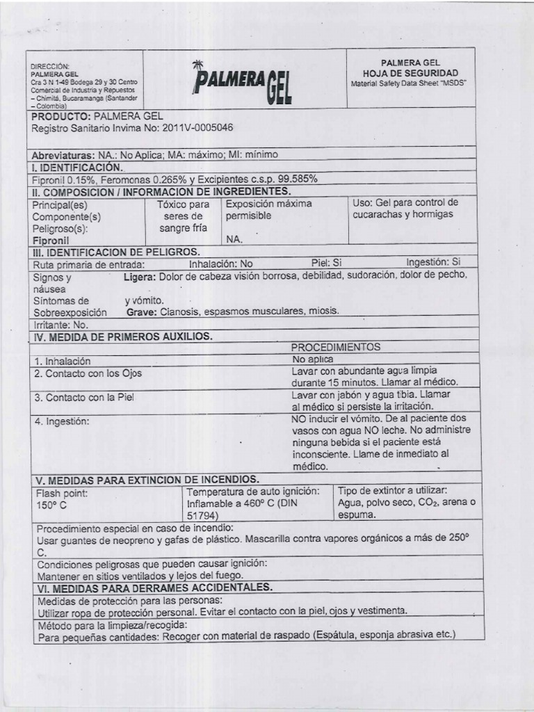 FT Gel Palmera | PDF